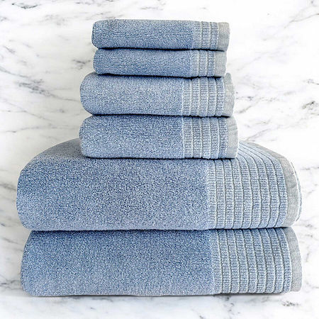 Click here for Bedvoyage 6-pc. Bath Towel Set  One Size  Blue prices