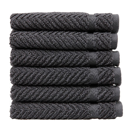 Click here for Linum 6pc. Herringbone Washcloths Set prices