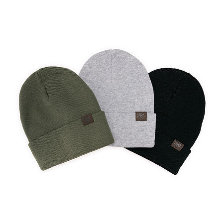 Click here for Muk Luks Womens 3 Pack Beanie - Sea turtle/grey me... prices