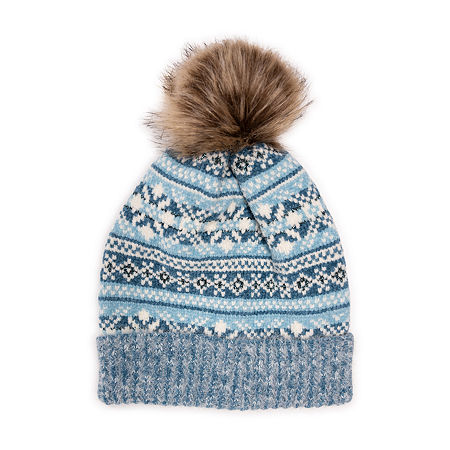 Click here for Muk Luks Womens Beanie  One Size  Blue prices