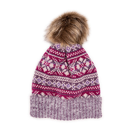 Click here for Muk Luks Womens Beanie  One Size  Purple prices
