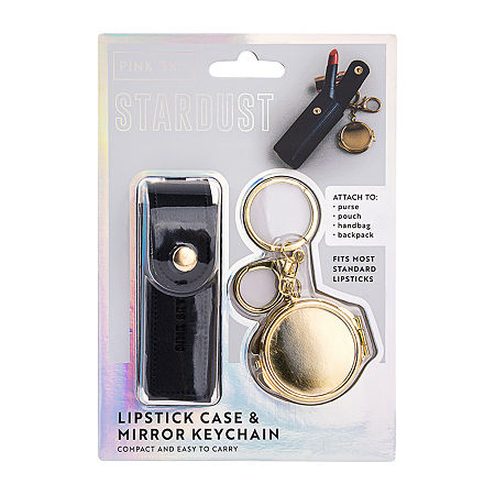 Click here for Pink Sky Lipstick Holder & Compact Key Ring Set  O... prices