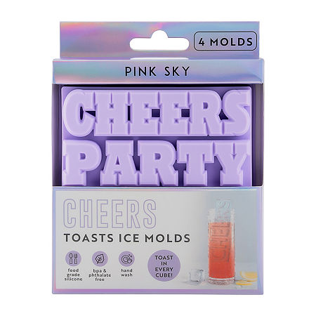 Click here for Pink Sky Cheers Ice Mold  One Size  Purple prices