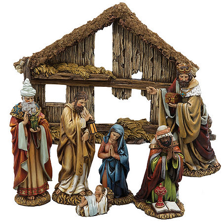 Click here for Kurt Adler 6-Inch Resin Nativity Set of 7  One Siz... prices