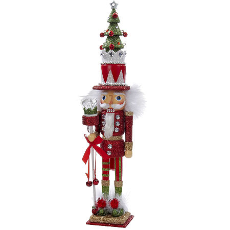 Kurt S. Adler 15in. Hollywood(tm) Red & Green Tree Hat Nutcrack