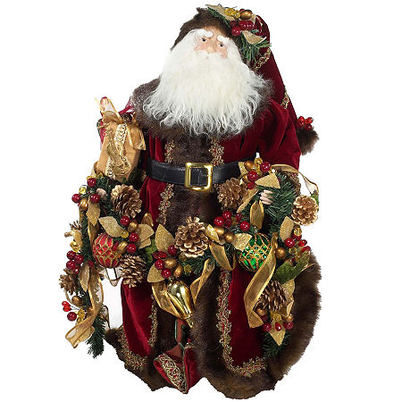 Click here for Kurt Adler 23 Fabric Decorated Santa Table Piece... prices
