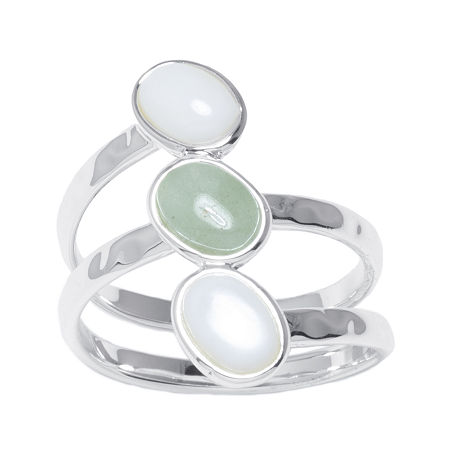 Click here for Sparkle Allure Mother of Pearl Green Aventurine Pu... prices