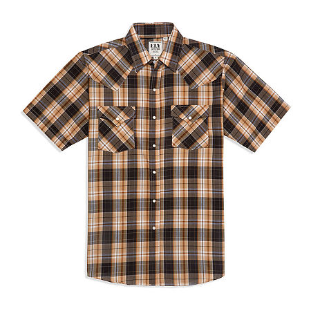 Click here for Ely Cattleman Plaid Big and Tall Mens Short Sleeve... prices