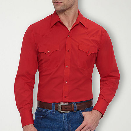 Click here for Ely Cattleman Mens Snap Front Long Sleeve Classic... prices