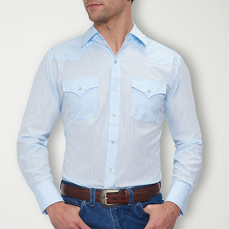 Click here for Ely Cattleman Mens Tonal Snap Front Long Sleeve Cl... prices