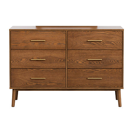 Click here for Pinner 6-Drawer Dresser  One Size  Brown prices