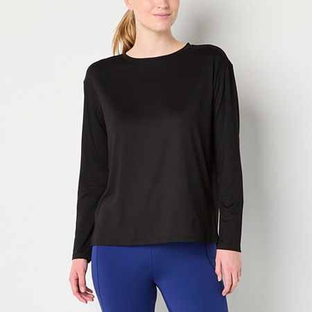 Click here for Xersion Womens All Day Crew Neck Long Sleeve Tunic... prices