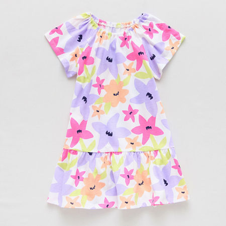 Click here for Okie Dokie Toddler & Little Girls Short Sleeve Dro... prices