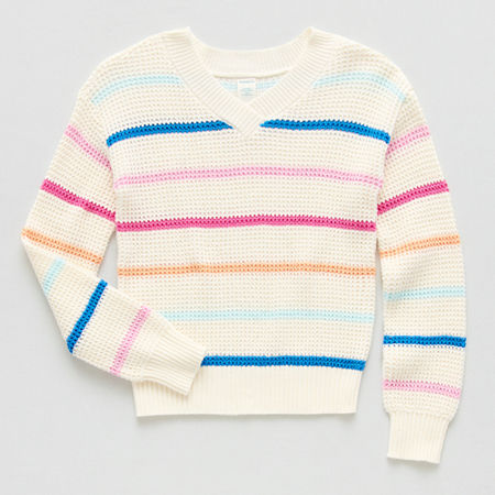 Click here for Thereabouts Little & Big Kid Girls V Neck Long Sle... prices
