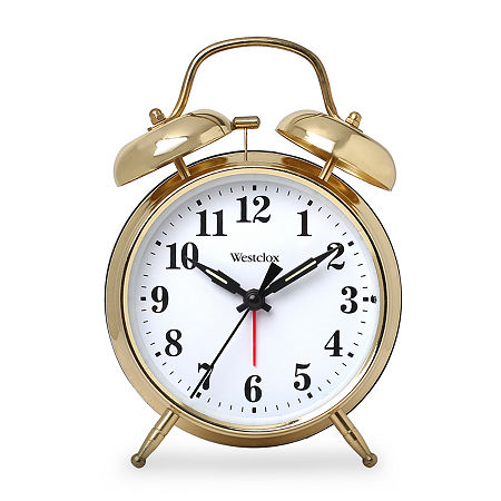Click here for Westclox Vintage Twin Bell Alarm Clock  One Size... prices