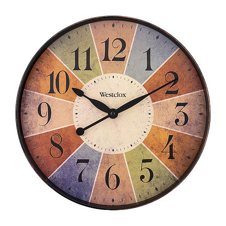 Click here for Westclox 12 Round Multi Color Analog Wall Clock  O... prices