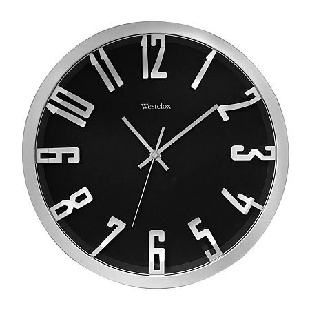 Click here for Westclox 12 Modern Silver Color Analog Wall Clock... prices