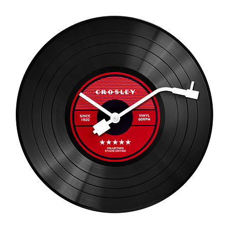Click here for Crosley 12 Analog Record Wall Clock  One Size  Bla... prices