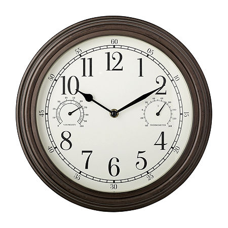 Click here for Westclox 12 Brown Silent/Non-Ticking Wall Clock  O... prices