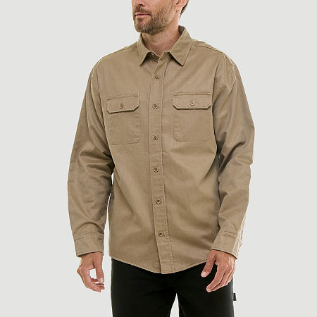 Click here for Mens Hallstatt Oiled Shirt Jacket with Flannel Lin... prices
