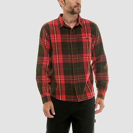 Click here for Mens Hallstatt Distressed Twill Flannel Shirt - Fi... prices