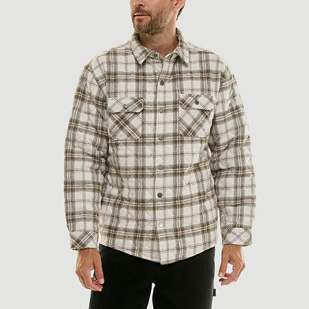 Click here for Mens Hallstatt Wool Content Quilted Plaid Shirt Ja... prices