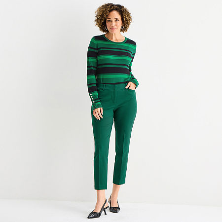 Click here for Liz Claiborne Emma Ponte Womens Ankle Mid Rise Ank... prices