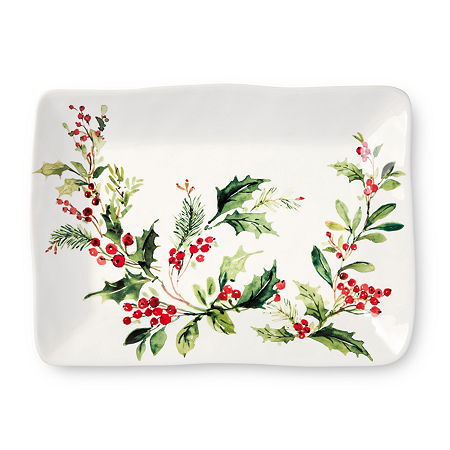 Click here for Certified International Holly And Vines Stoneware... prices