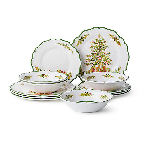 Click here for Certified International Holly Tree 12-pc. Melamine... prices