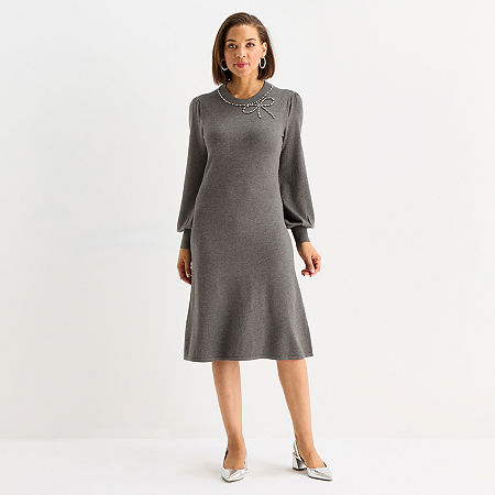 Click here for Liz Claiborne Womens Plus Long Sleeve Midi Sweater... prices
