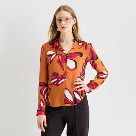 Click here for Worthington Womens Cuffed Long Sleeve Regular Fit... prices