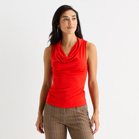 Click here for Worthington Womens Cowl Neck Sleeveless Blouse  X-... prices