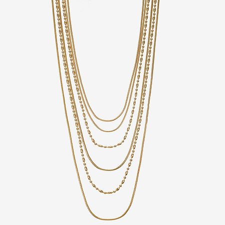 Click here for Liz Claiborne Chain Multi Layered Womens 17 Inch S... prices