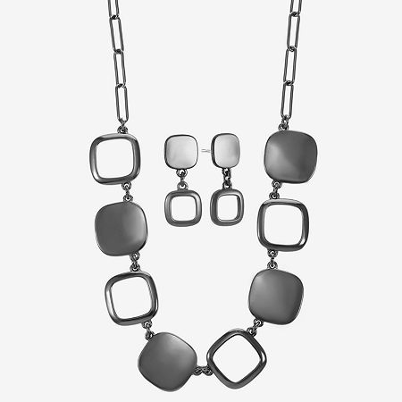 Click here for Liz Claiborne Frontal Collar Necklace & Drop Earri... prices