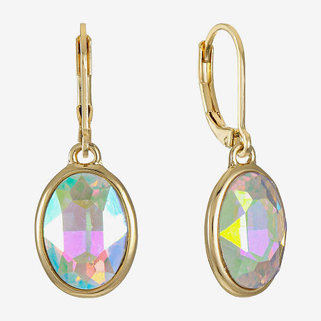 Click here for Monet Jewelry Womens Glass Oval Drop Earrings  One... prices