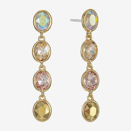 Click here for Monet Jewelry Linear Womens Brown Glass Oval Hypoa... prices