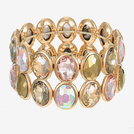 Click here for Monet Jewelry Double Layer Womens Brown Glass Oval... prices