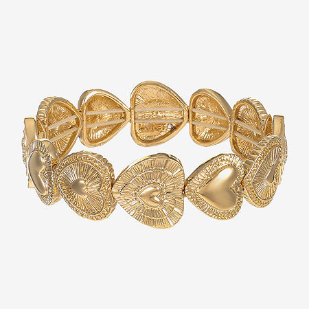 Click here for Monet Jewelry Gold Tone Radiant Womens Heart Stret... prices