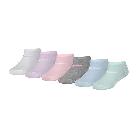 Click here for Nike Little Girls Metallic Swoosh Low Socks  Pack... prices