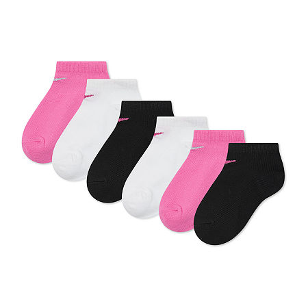 Click here for Nike Little Girls Multi-Pack 3 Pair Low Cut Socks... prices