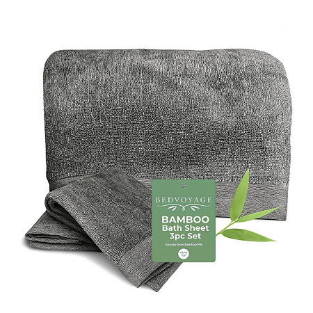 Click here for Bedvoyage 3-pc. Solid Bath Towel Set  One Size  Bl... prices