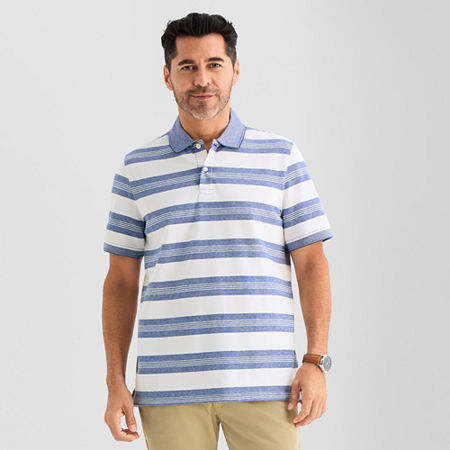 Click here for St. Johns Bay Essential Striped Oxford Mens Slim F... prices