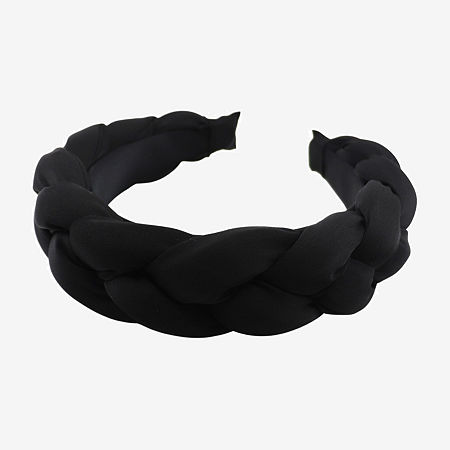 Click here for Worthington Black Braided Headband  One Size  Blac... prices