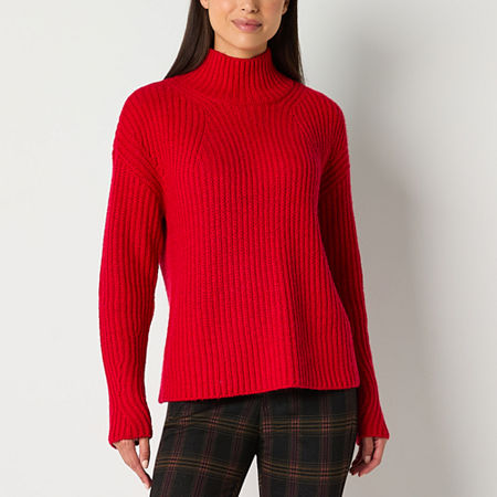 Click here for Worthington Womens Funnel Neck Long Sleeve Pullove... prices