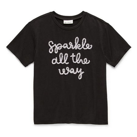 Click here for Jingle Ball Womens Juniors Round Neck Short Sleeve... prices