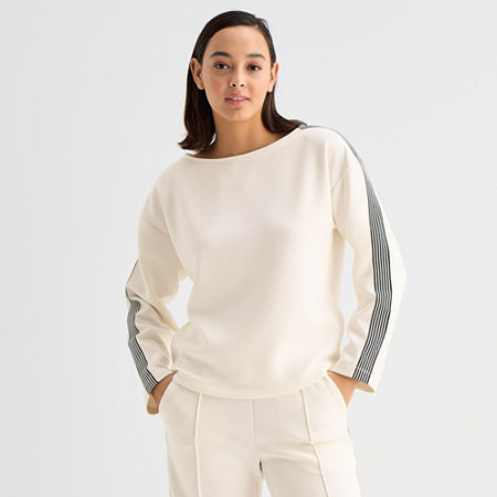 Click here for Stylus Womens Round Neck Long Sleeve Sweatshirt  X... prices