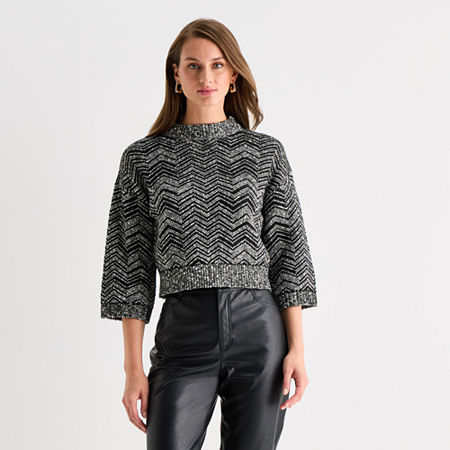 Click here for Worthington Womens Crew Neck Long Sleeve Pullover... prices