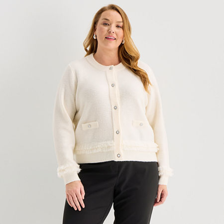 Click here for Liz Claiborne Plus Womens Crew Neck Long Sleeve Pu... prices