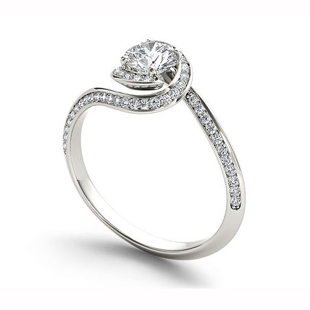 Click here for 1 CT.T.W. Natural Round Diamond 14K Gold Engagemen... prices