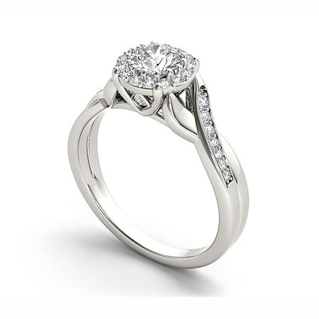Click here for 1 CT.T.W. Natural Round Diamond 14K Gold Engagemen... prices